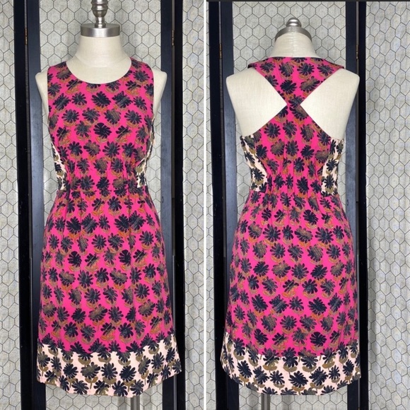 RACHEL Rachel Roy | Dresses | Rachel Rachel Roy Pink Floral Racer Back ...